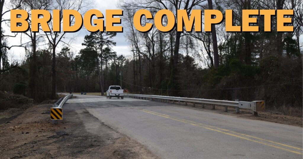 LA 503 Bridge Completed – Highway Reopened - The Jena Times