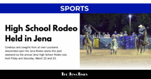 High School Rodeo Held in Jena - The Jena Times