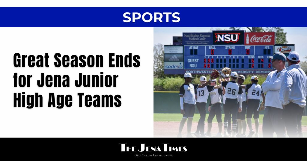 Great Season Ends for Jena Junior High Age Teams - The Jena Times