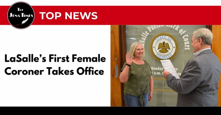 LaSalle’s First Female Coroner Takes Office - The Jena Times