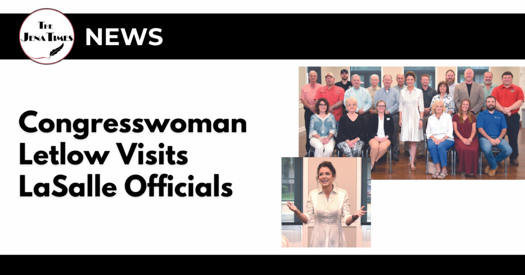 Congresswoman Letlow Visits LaSalle Officials - The Jena Times