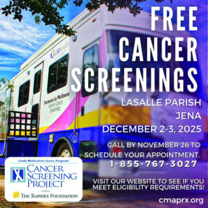 Free Cancer Screening Mobile Unit Coming to Jena - The Jena Times