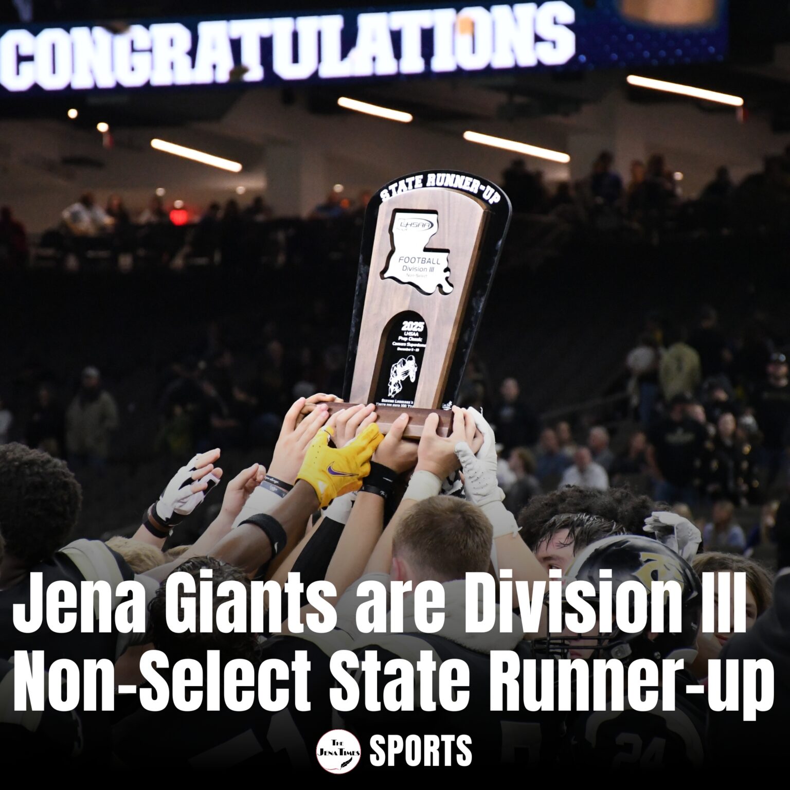 HISTORIC: JENA GIANTS ARE DIVISION III NON-SELECT STATE RUNNER-UP - The ...